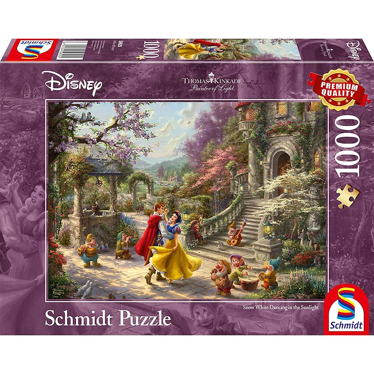 Schmidt puzzle 1000 pcs Thomas Kinkade Disney Snow White Dance with the Prince 59625