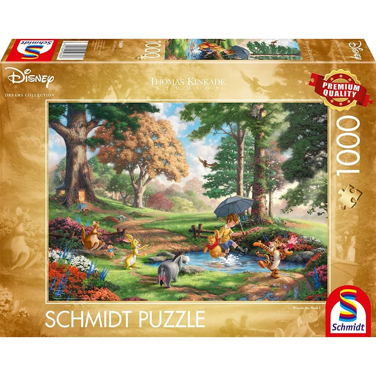 Schmidt puzzle 1000 pcs Thomas Kinkade Disney Winnie The Pooh 59689