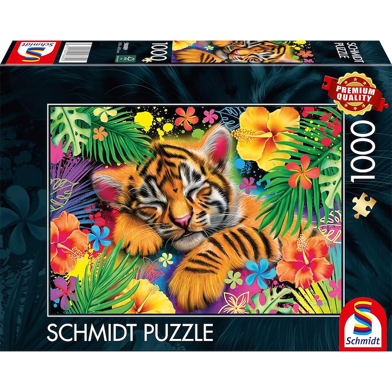 Schmidt puzzle 1000 pcs Tiger-Puppy 58889