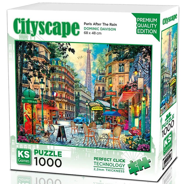 KS Puzzle 1000 pcs Cityscape Paris After The Rain 20850