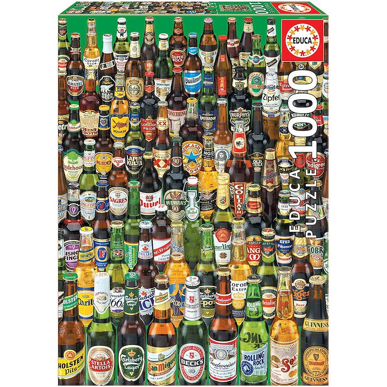 Educa Puzzle 1000 pcs Beers Pivo 12736