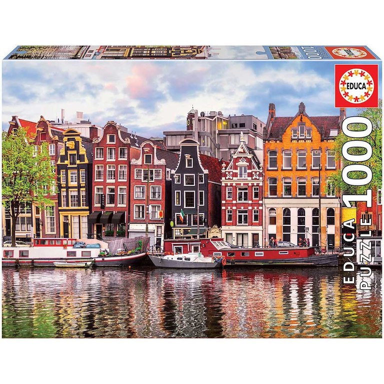 Educa Puzzle 1000 pcs Grachtenhauses 18458