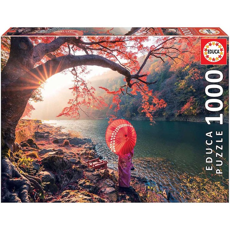 Educa Puzzle 1000 pcs Sunrise on the River Katsura, Japan 18455