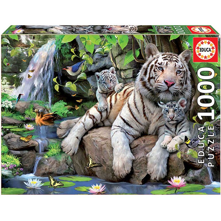 Educa Puzzle 1000 pcs White Tiger 14808