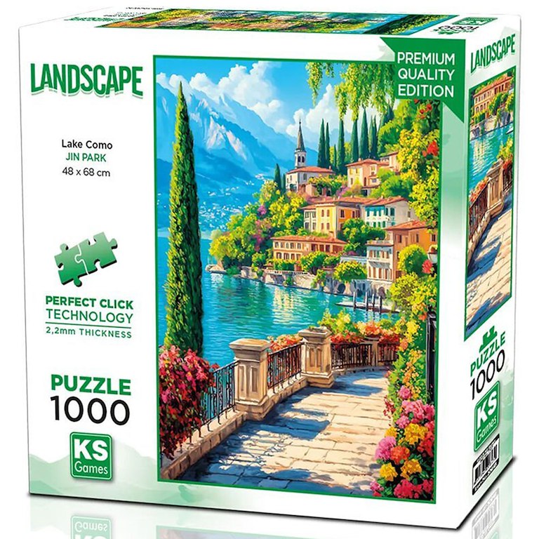 KS Puzzle 1000 pcs Landscape Lake Como 20843