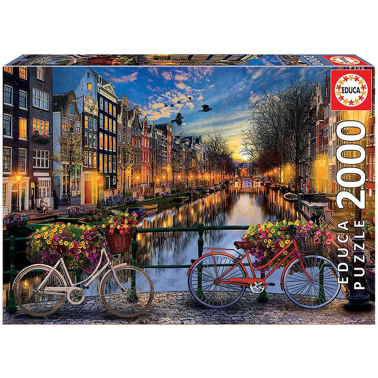 Educa Puzzle 2000 pcs Amsterdam with Love 17127