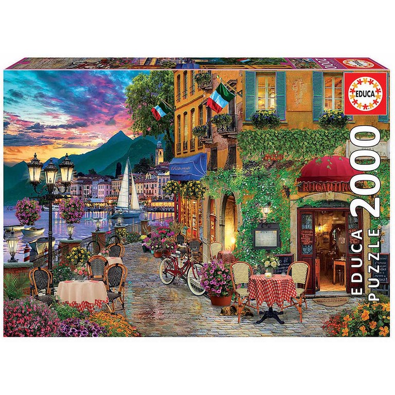 Educa Puzzle 2000 pcs Italian Charm 18009