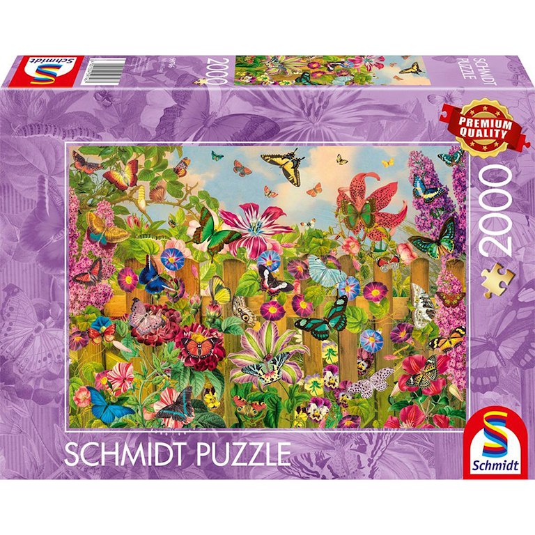 Schmidt puzzle 2000 pcs Enchanting Butterfly Garden 59746