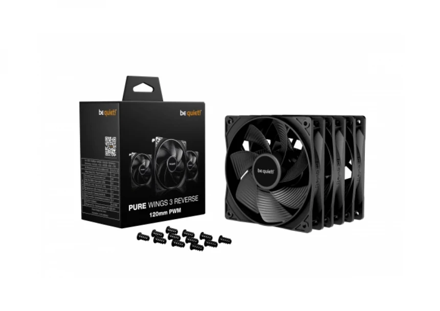 Case Cooler Be quiet Pure Wings 3 120mm PWM Reverse 3-Pack