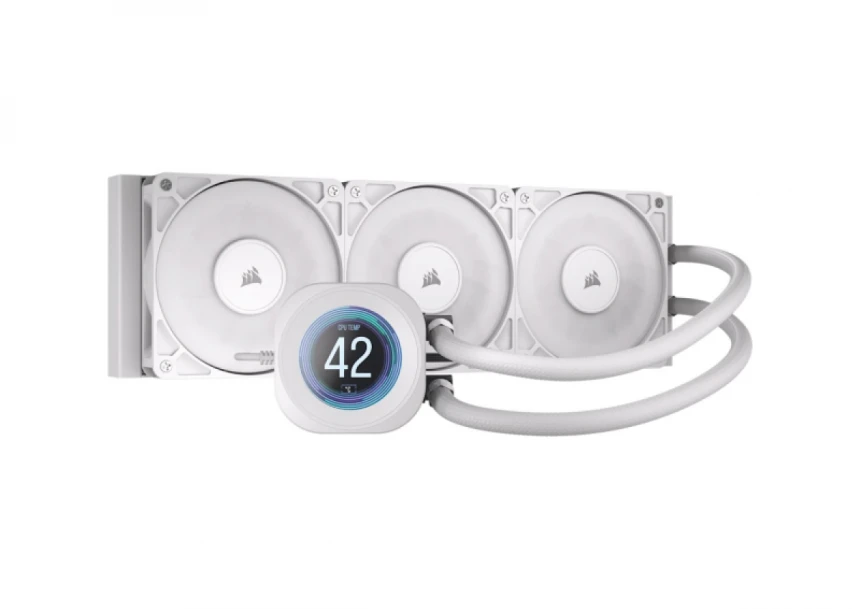 CPU Hladnjak Corsair NAUTILUS 360 RS LCD Liquid White, CW-9061034-WW