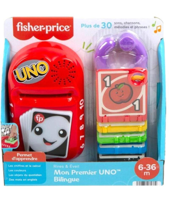 Fisher Price Uno muzičke karte za bebe na francuskom - 1039076