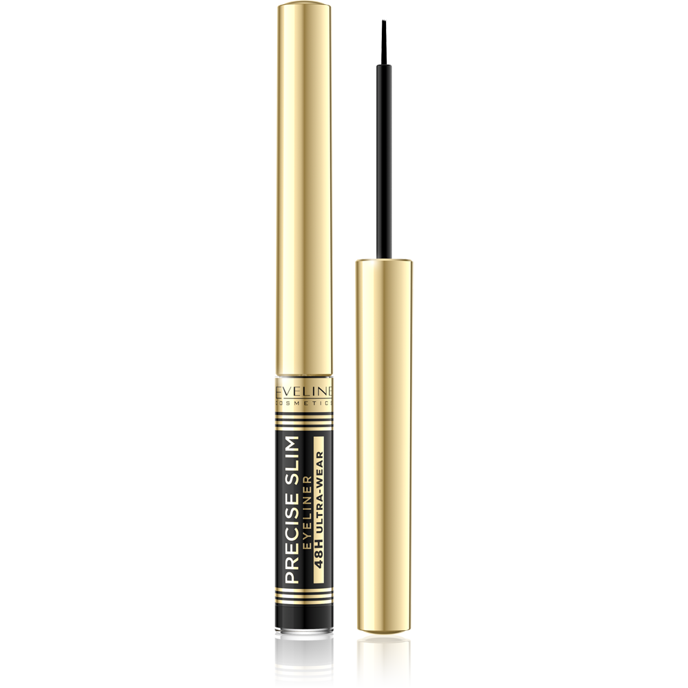EVELINE - WATERPROOF 24H PRECISE SLIM EYLINER BLACK 2,8ml