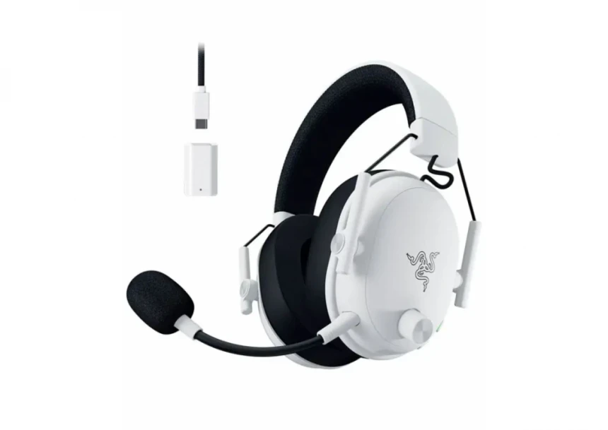 Bežične gaming slušalice Razer Blackschark V3 RZ04-04530200-R3M1 White