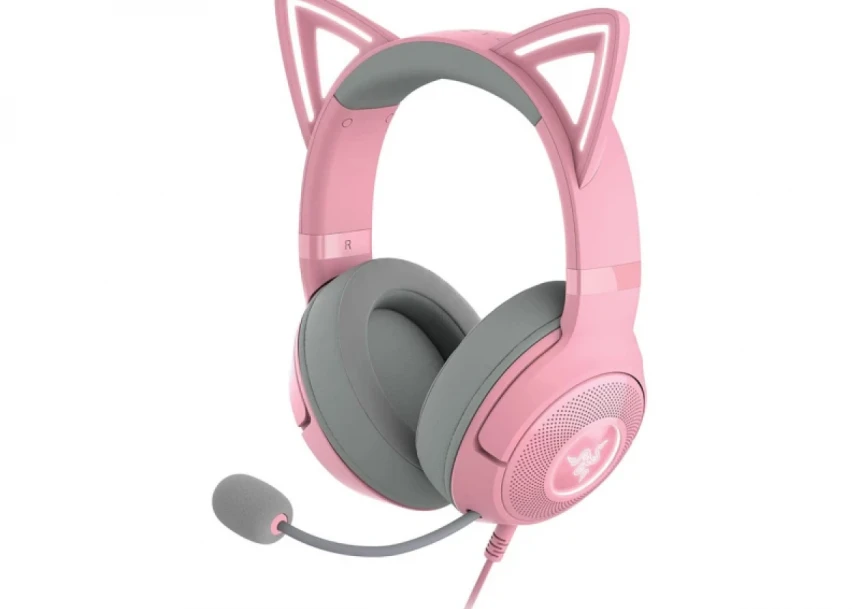 Bežične slušalice sa mikrofonom Razer Kraken Kitty V2 Pink