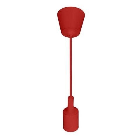 021-001-0001 RED E-27 1M PENDANT LAMP-VOLTA