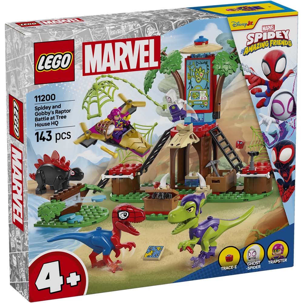 LEGO MARVEL Spidey bitka raptora Spajdija i Gobija kod štaba