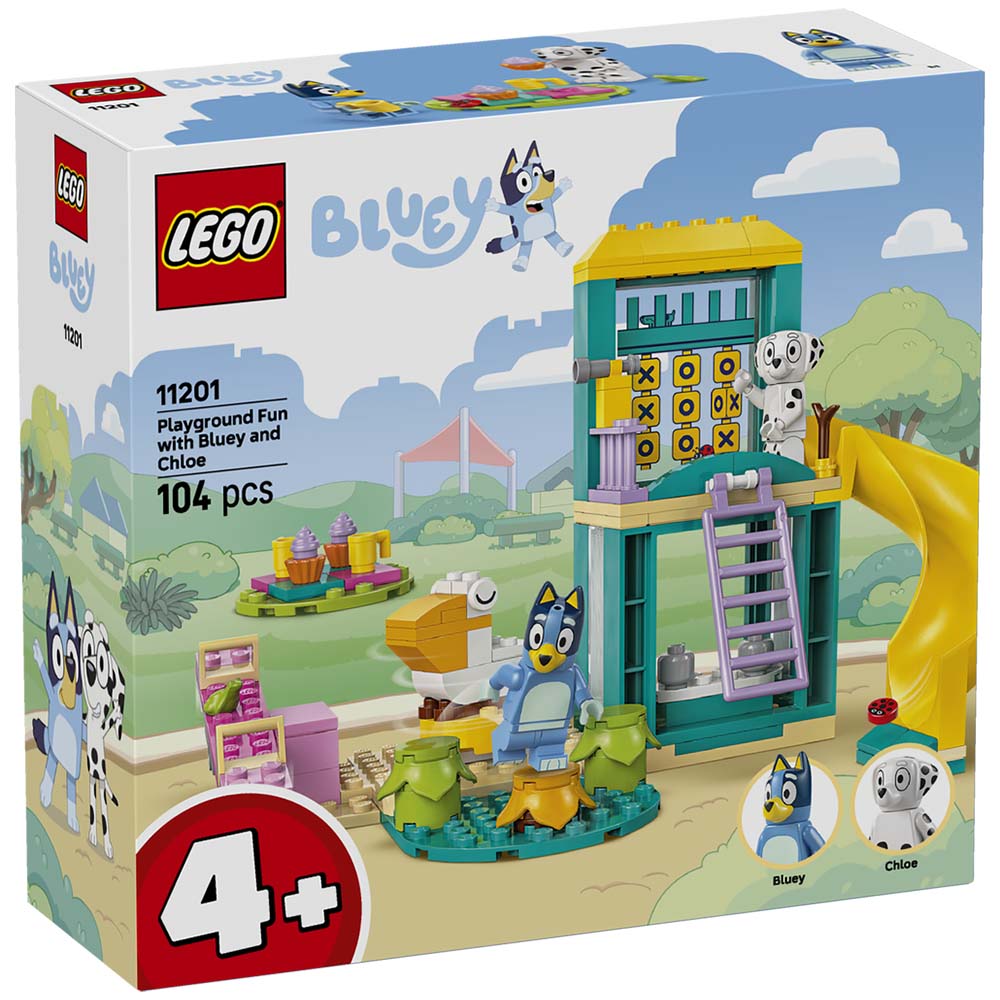 lego bluey Zabava na igralištu sa Bluey i Chloe