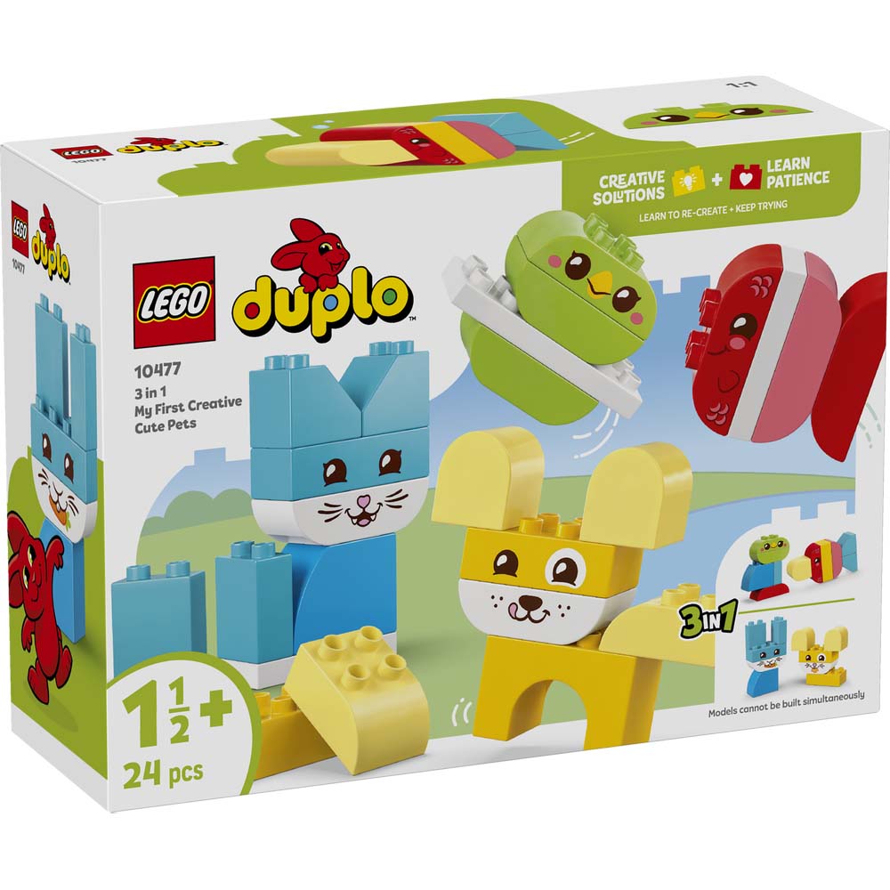LEGO DUPLO Moji prvi 3 u 1 kreativni slatki ljubimci