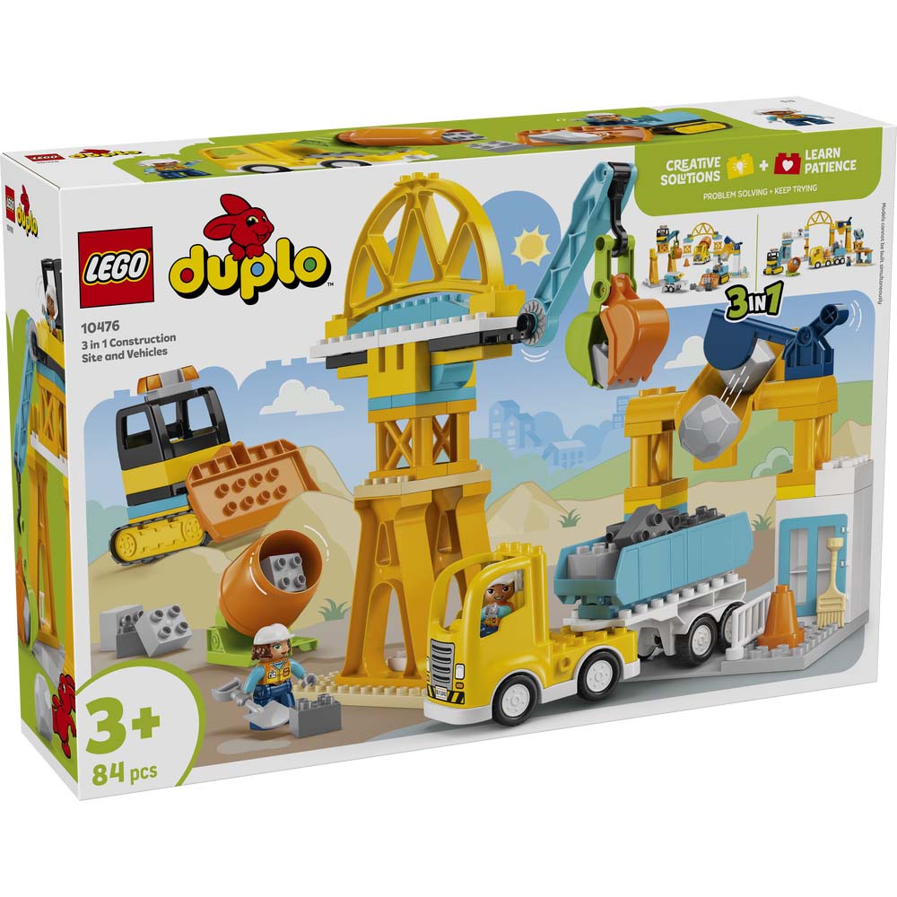 LEGO DUPLO Town 3 u 1 gradilište i vozila