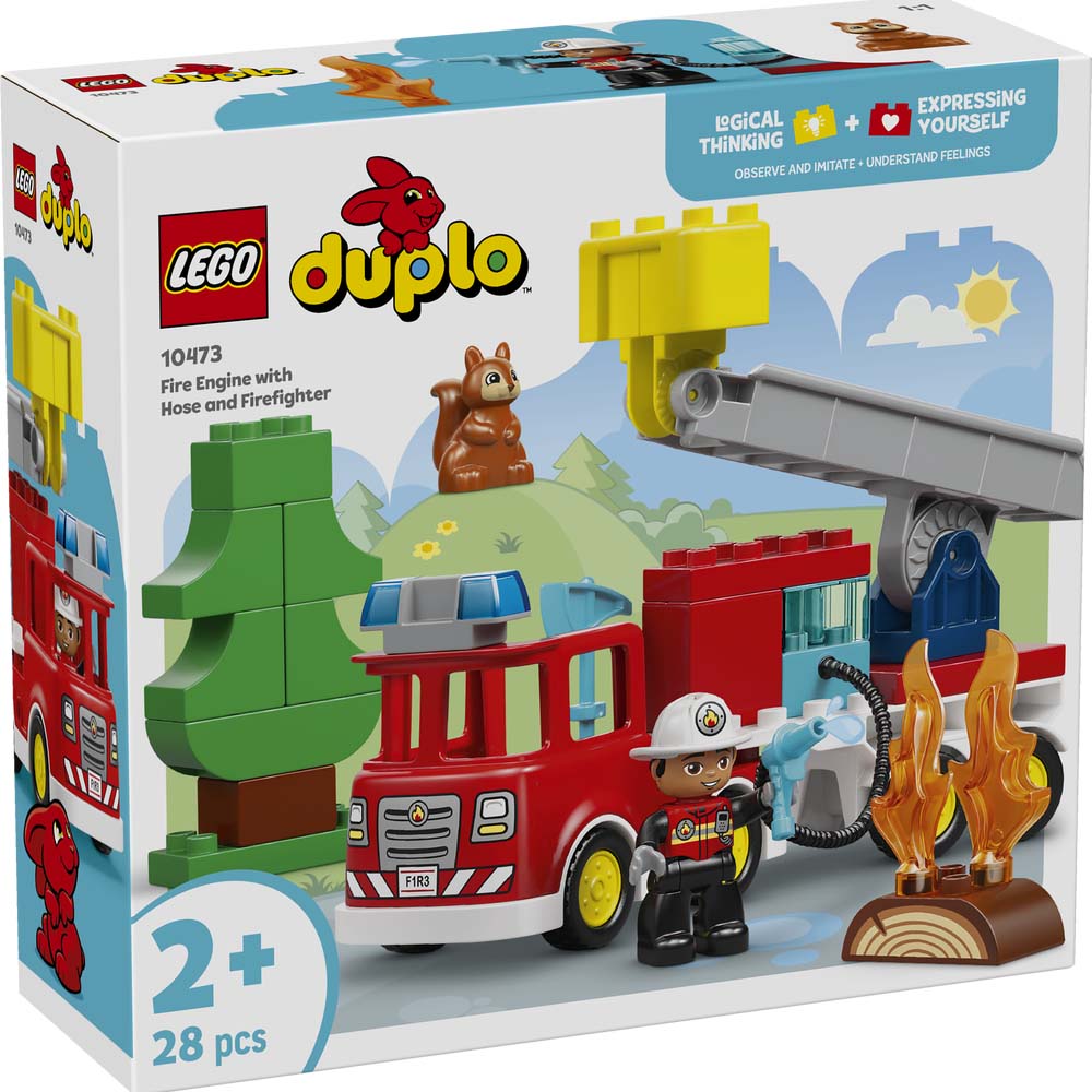LEGO DUPLO Town vatrogasni kamion sa crevom i vatrogascem