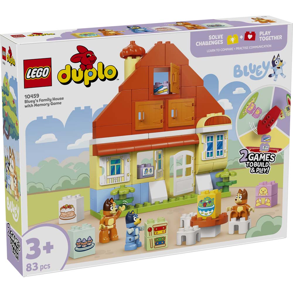 LEGO DUPLO Bluey: Bluey – porodična kuća sa igrom memorije