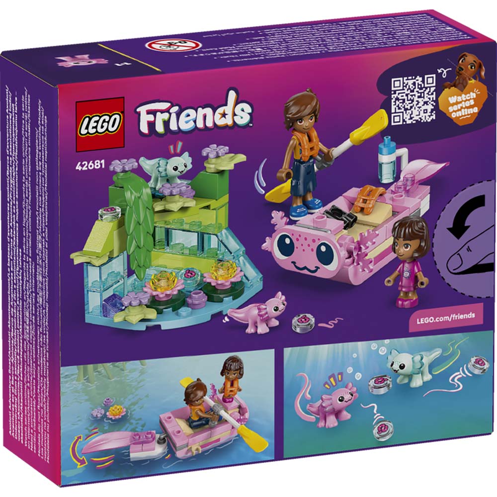 LEGO FRIENDS Aksolotl-čamac za avanturu