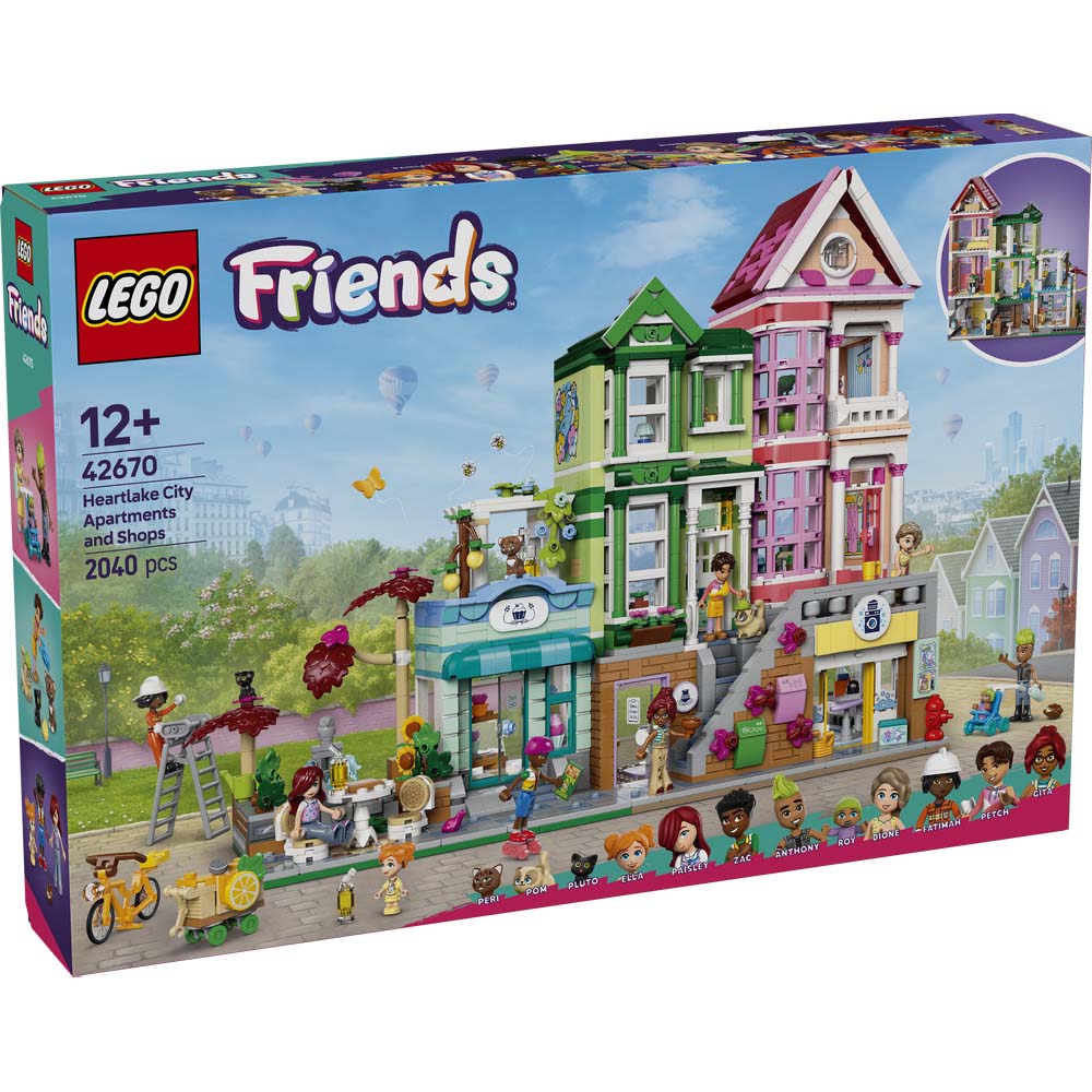 LEGO FRIENDS Stanovi i prodavnice medenog grada