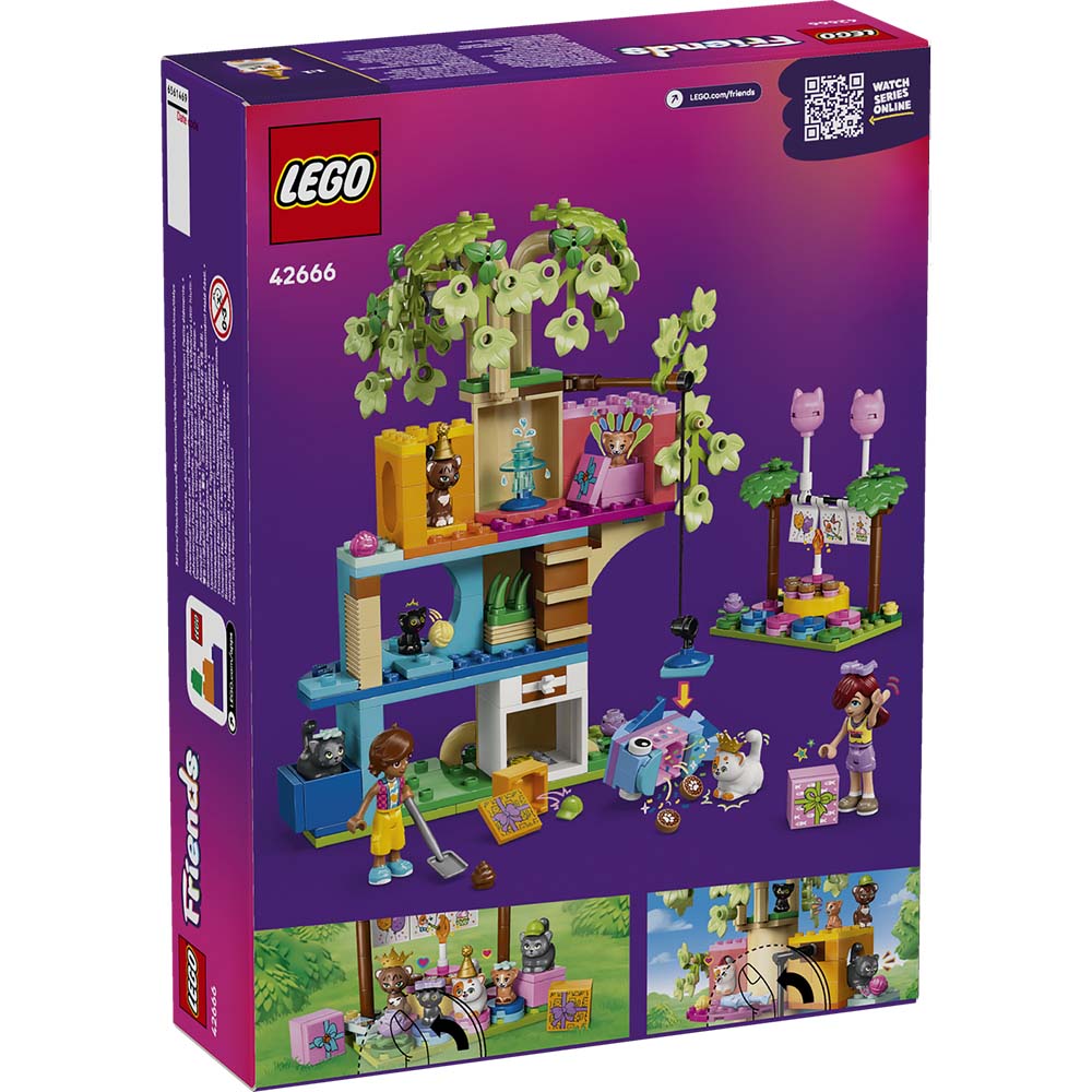 LEGO FRIENDS Mačja rođendanska zabava i kuća na drvetu