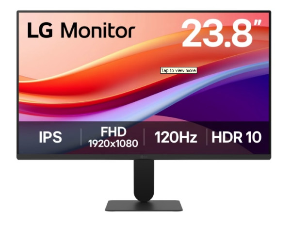 Monitor 24'' LG 24U41YA-B IPS 1920x1080120Hz1msHDMI