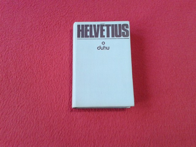 Helvetius - O duhu
