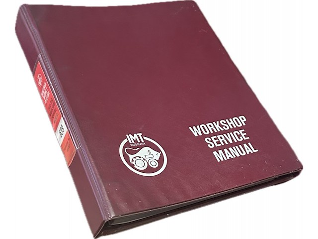 Workshop service manual for IMT 539 tractor