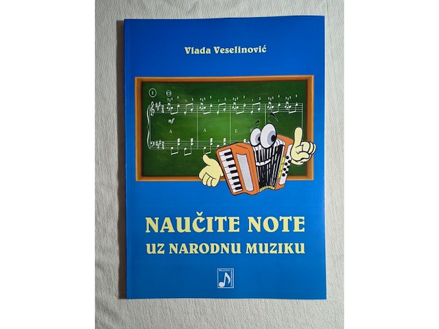 Naučite note uz narodnu muziku – knjiga za učenje nota