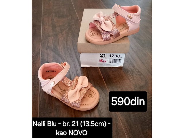 Nelli Blu dečije sandale roze br. 21 - kao NOVO