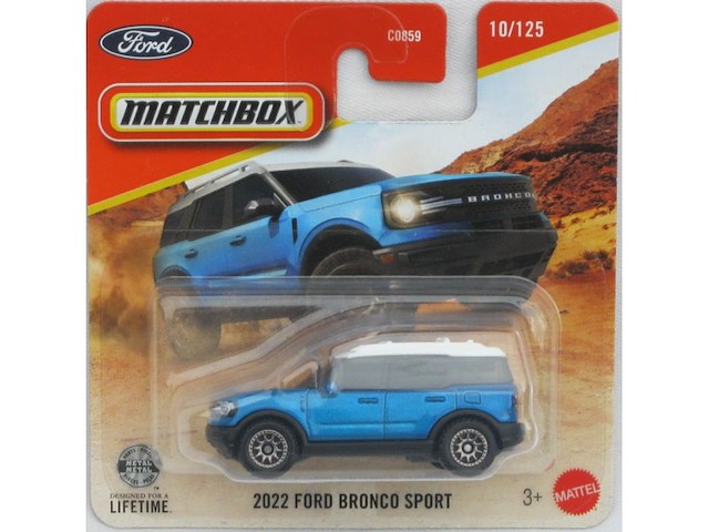 matchbox ford bronco `22 sport