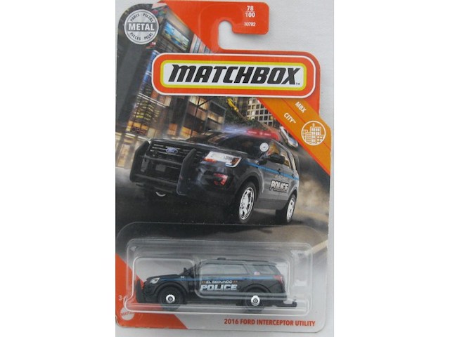 matchbox ford interceptor utility