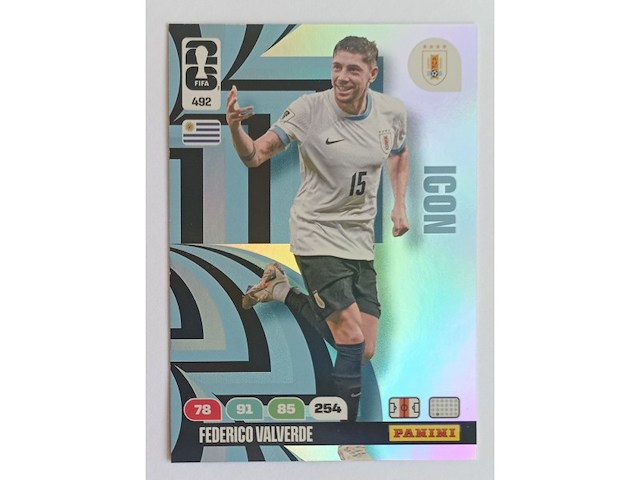 2026 Fifa World Cup Adrenalyn XL Valverde Icon