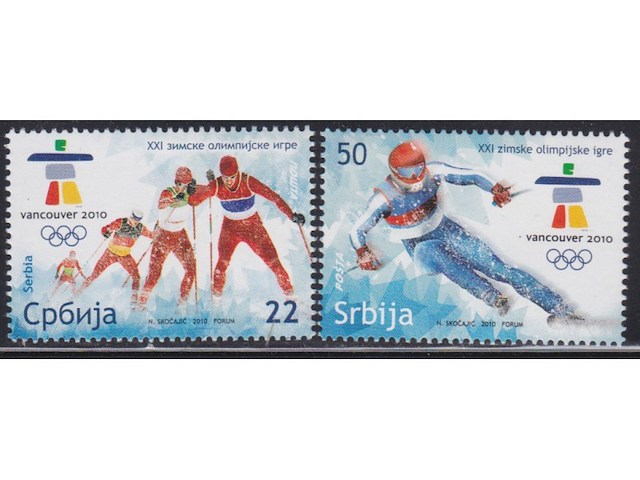 Srbija 2010 Zimska olimpijada u Pekingu