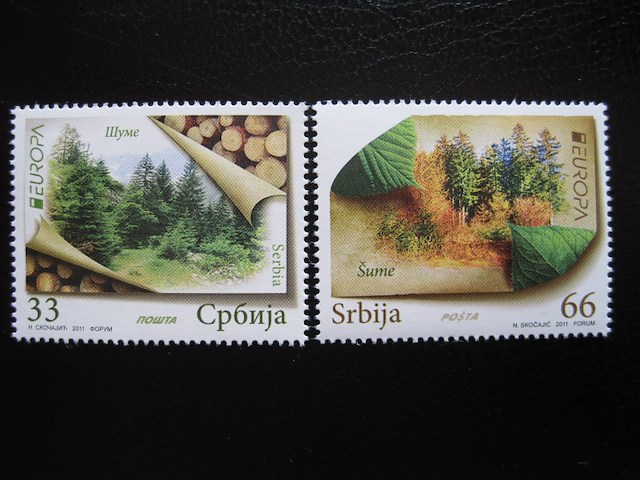 Srbija 2011., Evropa CEPT, čisto MNH