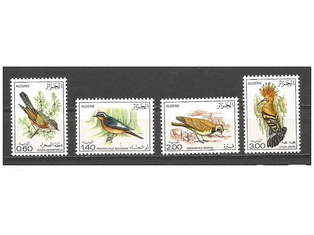 ab ALZIR Algeria 1977 Birds MNH** SG 722/25
