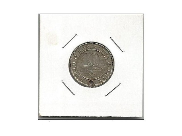 b9 Belgie 10 centimen 1894.