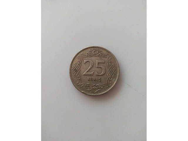 25 kuruša Turska  2009.