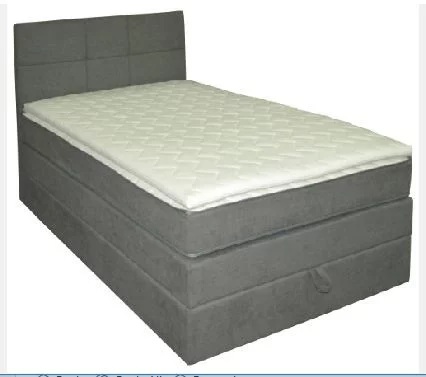 BOXSPRING KREVET 140/200 cm siva