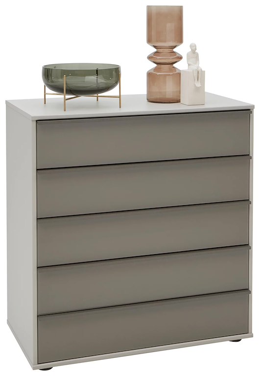 KOMODA 80/86/43 cm braon, siva