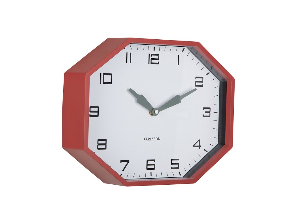 SAT ZIDNI OCTAGON – Wall Clock Modern Factory Octagon