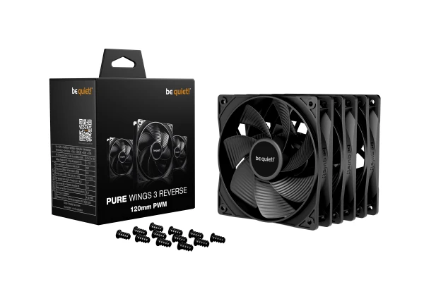 be quiet! Case Cooler Be quiet Pure Wings 3 120mm PWM Reverse 3-Pack