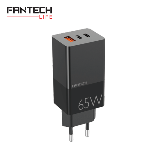 KUCNI PUNJAC FANTECH CWG301 2XPD + QC 65W CRNI