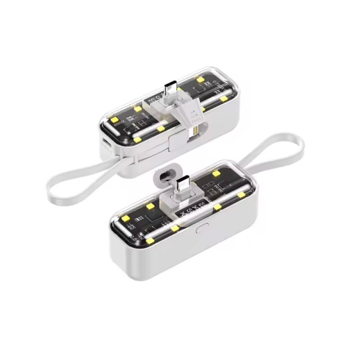 POWER BANK PRENOSIVA BATERIJA PRIVEZAK OXPOWER 5000MAH TYPE C BELA