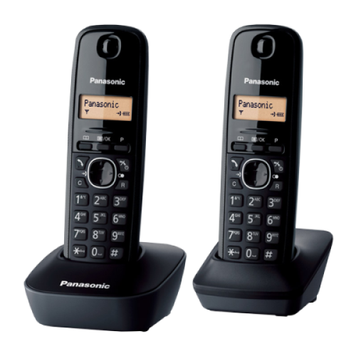 TELEFONI FIKSNI BEZICNI PANASONIC KX-TG1612FXH - 2 SLUSALICE