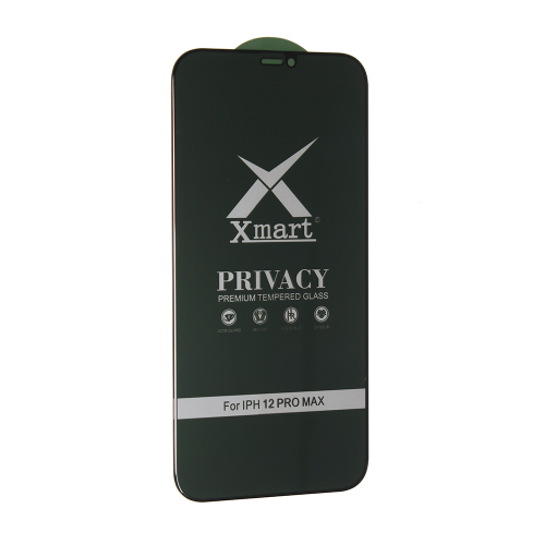 ZASTITNO STAKLO TEMPERED GLASS X MART 9D PRIVACY ZA IPHONE 12 PRO MAX 6.7