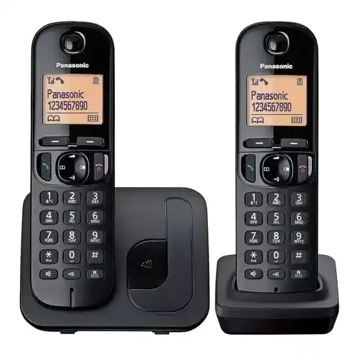 BEŽIČNI TELEFON PANASONIC KX-TGC 212 FXB CRNI - DUO